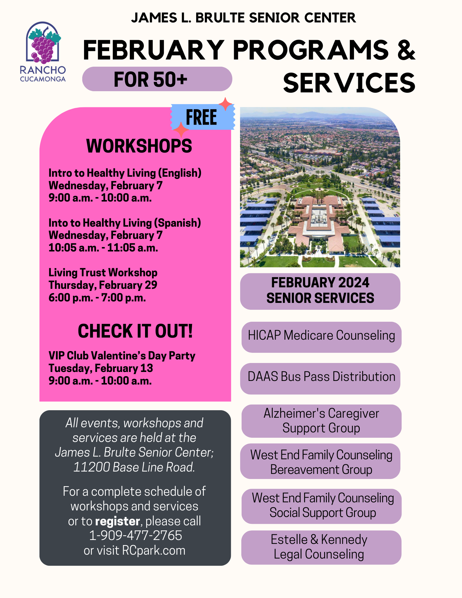 Seniors | City of Rancho Cucamonga