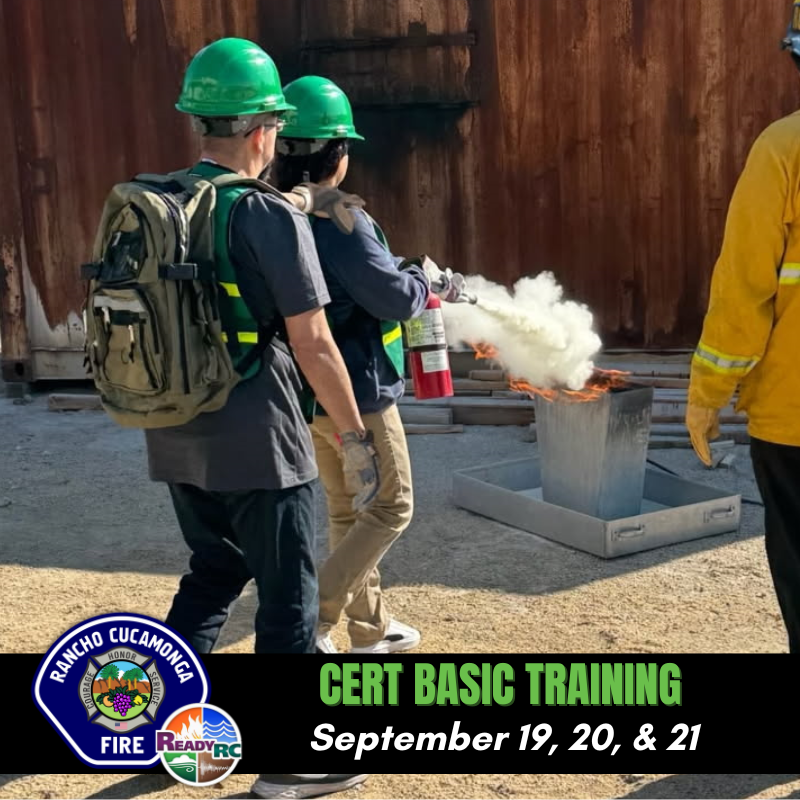 CERT (Community Emergency Response Team) Basic Training | City of ...